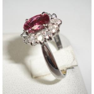 pt850ルビー0.94ダイヤ0.43ct取り巻き入りリング used 質屋出品 送料無料 : r35-012 : ishop双葉質店 - 通販 - Yahoo!ショッピング