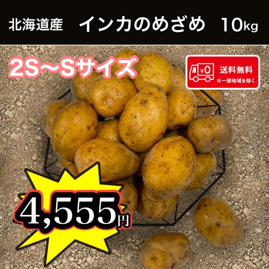 送料無料 北海道産インカのめざめ 2S-Sサイズ 10kg じゃがいも 馬鈴薯 小玉 ミニサイズ : 株式会社 双葉屋 - 通販 - Yahoo!ショッピング