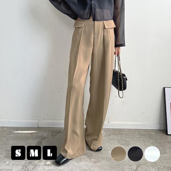 Futier Land（フューティアランド） パンツ スラックス レディース 秋 冬 上品 シンプル カジュアル オフィスカジュアル きれいめ ...