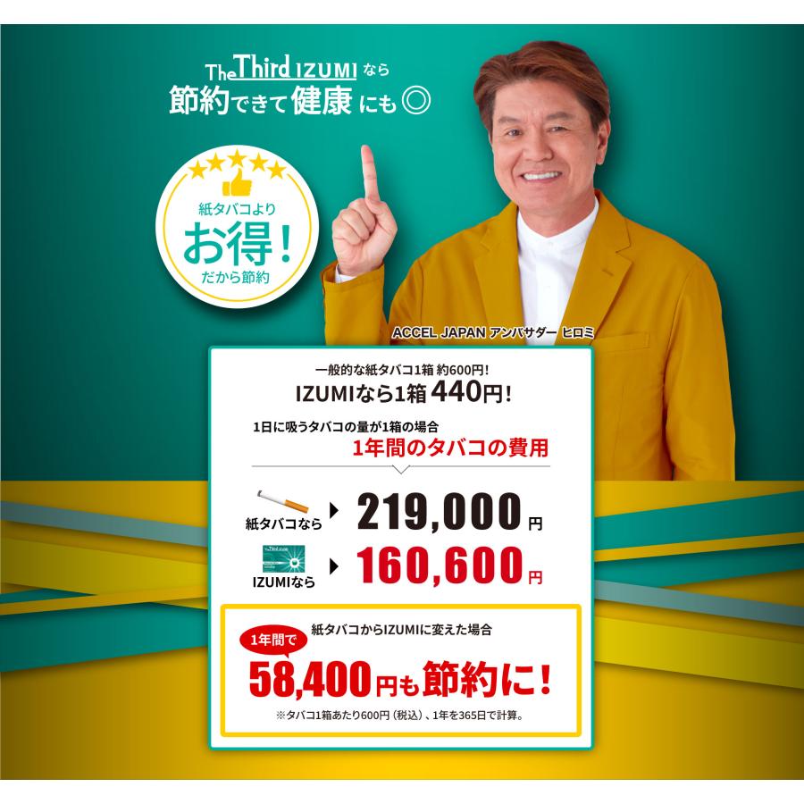 The Third IZUMI ザサード イズミ 4箱セット 加熱式タバコ IQOS ILUMA互換 イルマ対応 ニコチンレス 吸い比べ カプセル搭載 日本製 禁煙グッズ ...
