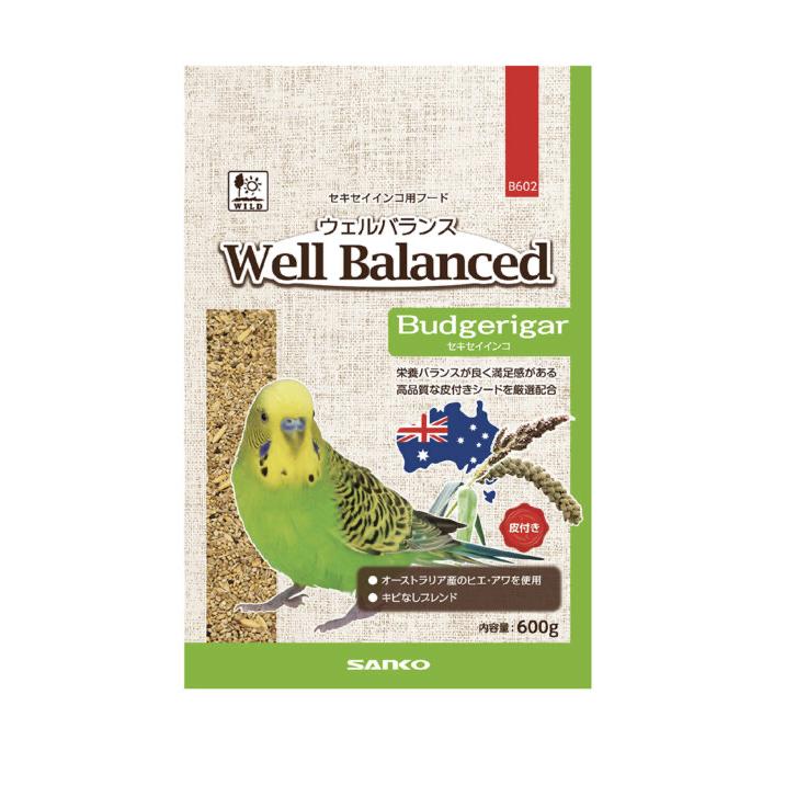 ウェルバランス セキセイインコ 600g（SANKO） : ふわふわインコYahoo!ショップ - 通販 - Yahoo!ショッピング