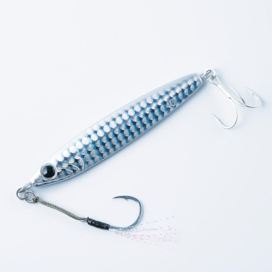 Zeake ジーク Rサーディン 40g #RS001 ハガレシルバー メタルジグ ショア キャスティング : FWS-アルファ - 通販 - Yahoo!ショッピング