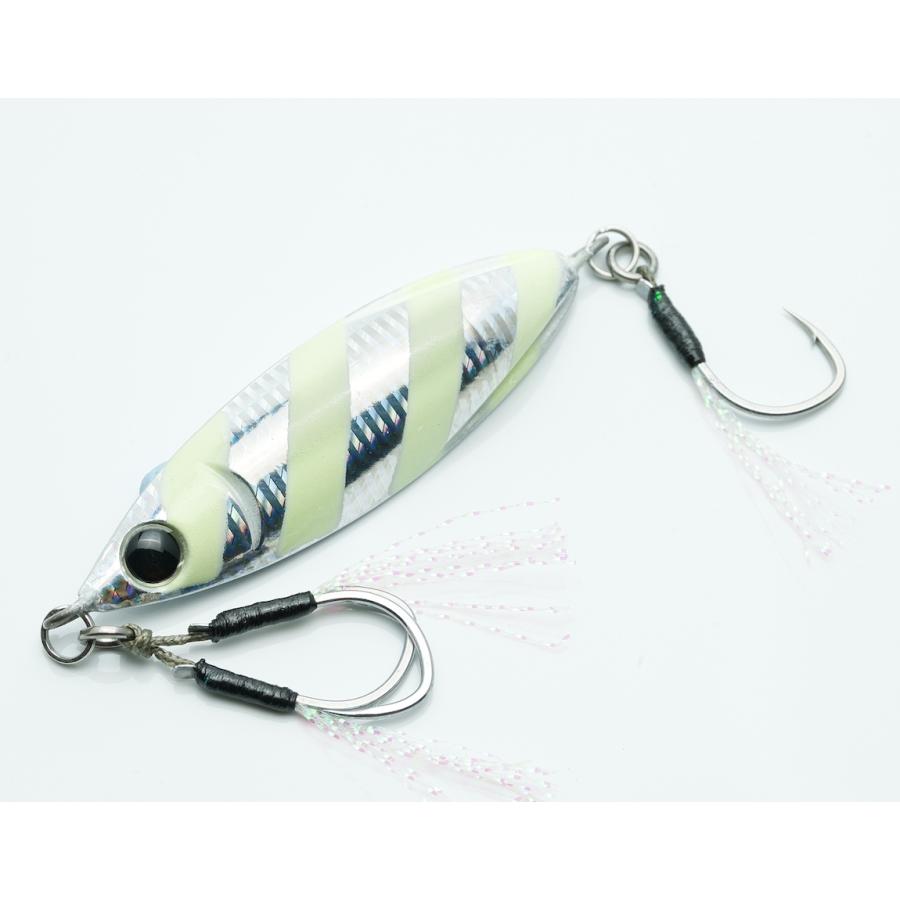 Zeake ジーク Sビット 40g #008 ゼブラグロー メタルジグ ショア キャスティング : FWS-アルファ - 通販 - Yahoo!ショッピング