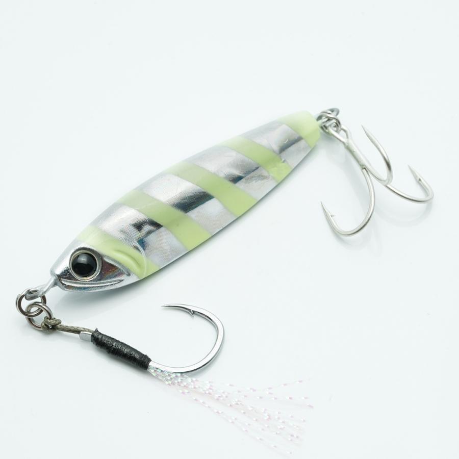 ジーク Fサーディン 40g #FS008 ゼブラグロー メタルジグ ショアジギング : 4580039819560 : FWS-アルファ - 通販 - Yahoo!ショッピング