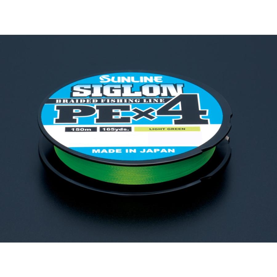 サンライン シグロン PEx4 150m 1.2号 ライトグリーン 4本編み PEライン : FWS-アルファ - 通販 - Yahoo!ショッピング