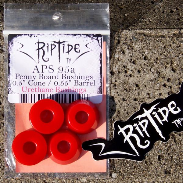 ペニーボード専用ブッシュゴム ハード95A 高級ウレタンAPS採用 世界のリップタイドブッシュ アメリカ製 RipTide Bushings ...