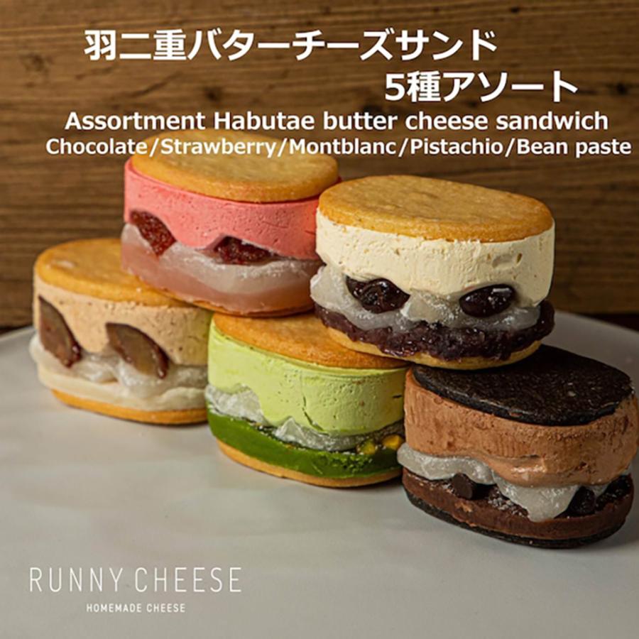 RUNNY CHEESE 羽二重バターチーズサンド 5種アソート 送料無料 ラニーチーズ バターサンド 洋菓子 和菓子 羽二重餅 スイーツ 菓子 チョコ イチゴ 生産者直送 : G-Call ...