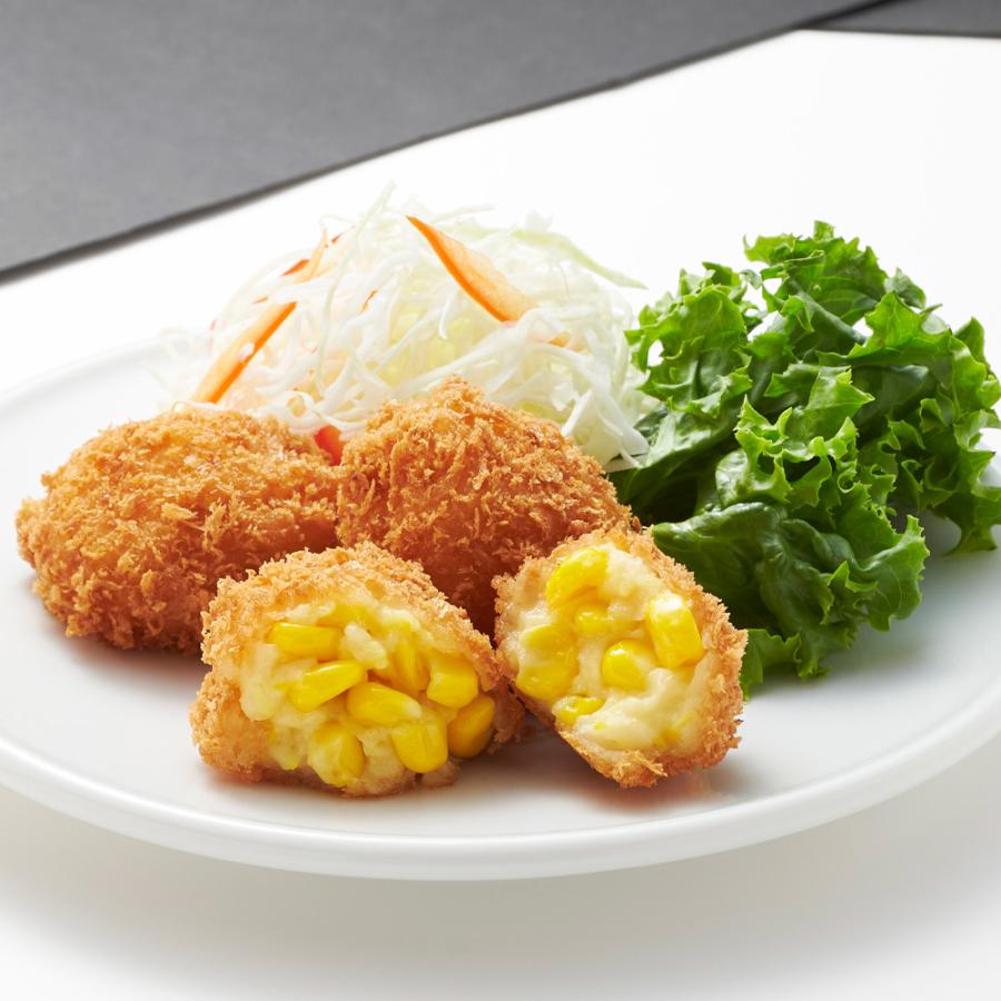 RFFF ルフフフ 人気のコロッケ3種セット 各2袋 計6袋 22個 送料無料 冷凍 洋風総菜 簡単調理 ギフト コロッケ 黒毛和牛 コーン カニクリーム RF1 メーカー直送 : 90429 ...