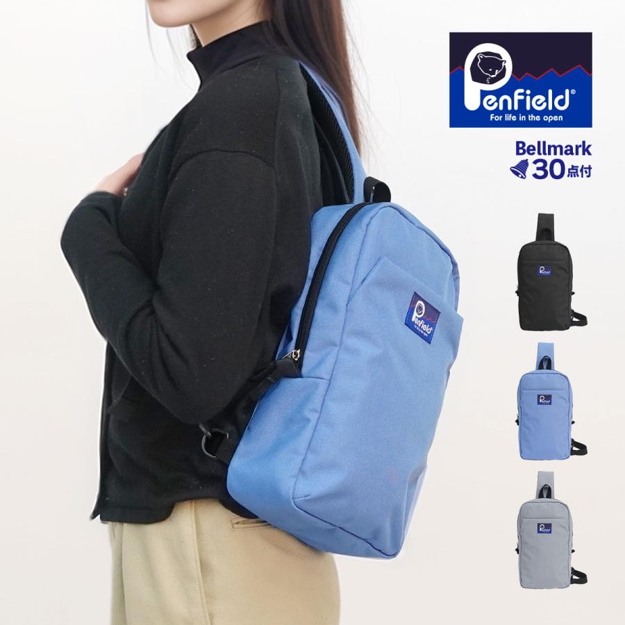 PEN FIELD ペンフィールド Penfield ボディバッグ クイックリリース ポケット付き シンプル パイピングレス グロワール ...