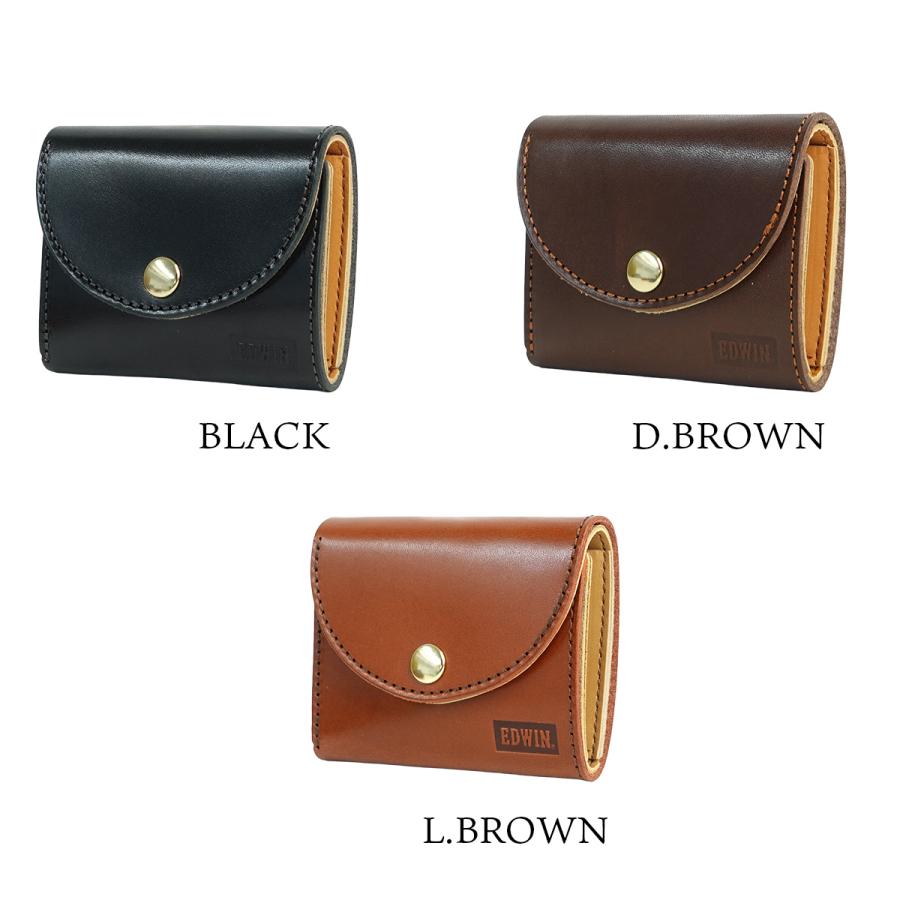 EDWIN（エドウィン） エドウイン 財布 サイフ 三つ折財布 小型 折財布