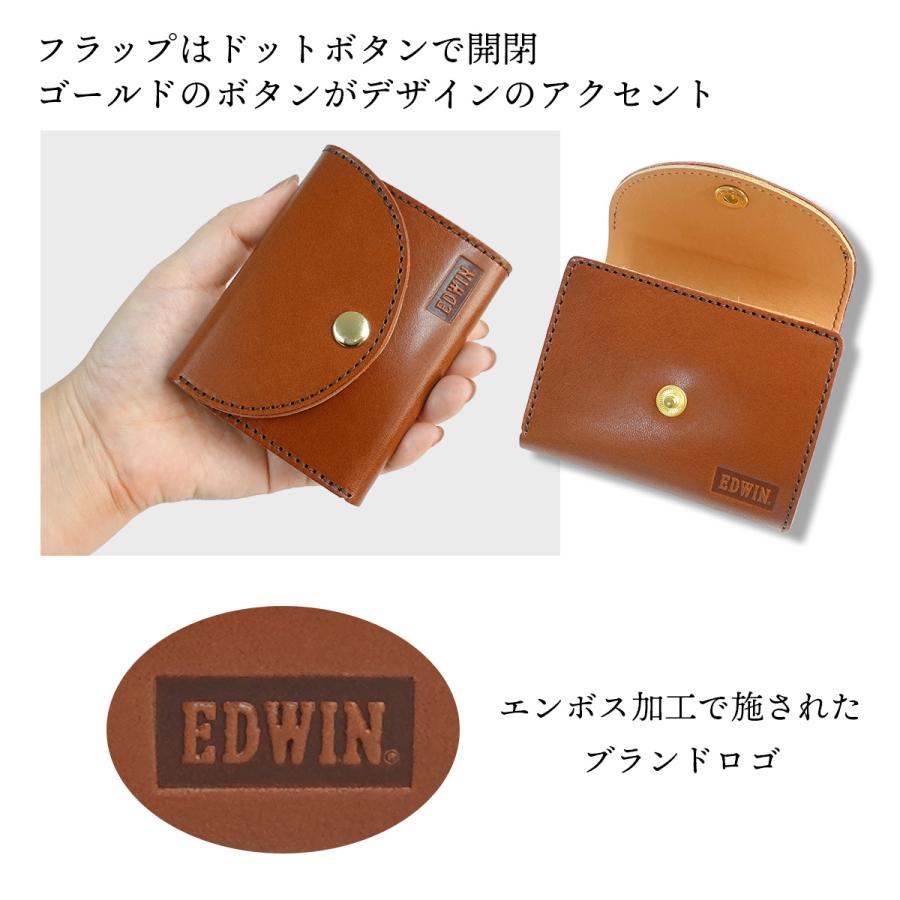 EDWIN（エドウィン） エドウイン 財布 サイフ 三つ折財布 小型 折財布