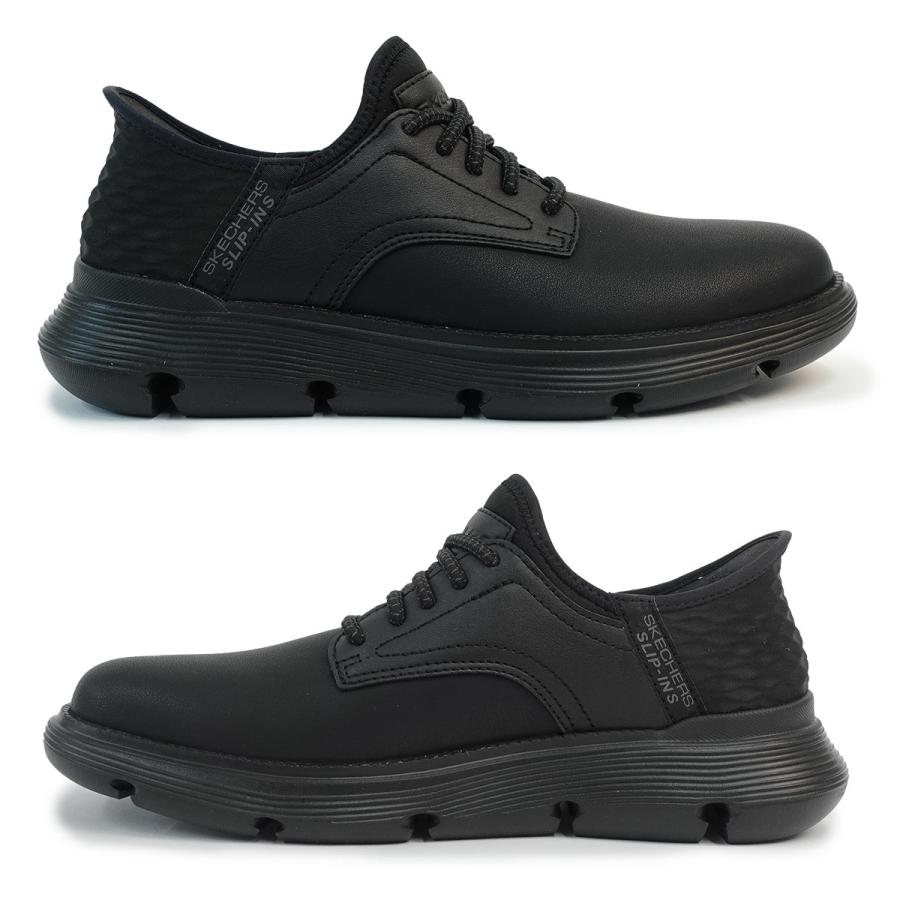 SKECHERS（スケッチャーズ） スリッポン メンズ ハンズフリー スリップインズ ガーザ ガービン 205046 BBK ブラック ...