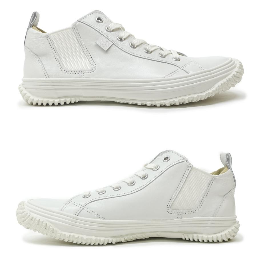 SPINGLE（スピングル） スニーカー SP-442 ホワイト/ホワイト メンズ レディース 革 カンガルーレザー 定番 日本製 スピングル ...