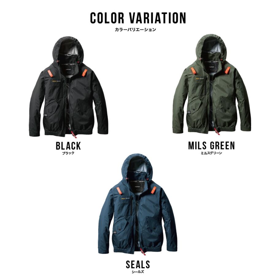 BURTLE バートル AC2071 AIRCRAFT 空調服 エアークラフト ブルゾン アウター ジャケット フード サイドファン 作業服 : G-passio ジーパッシオ - 通販 ...