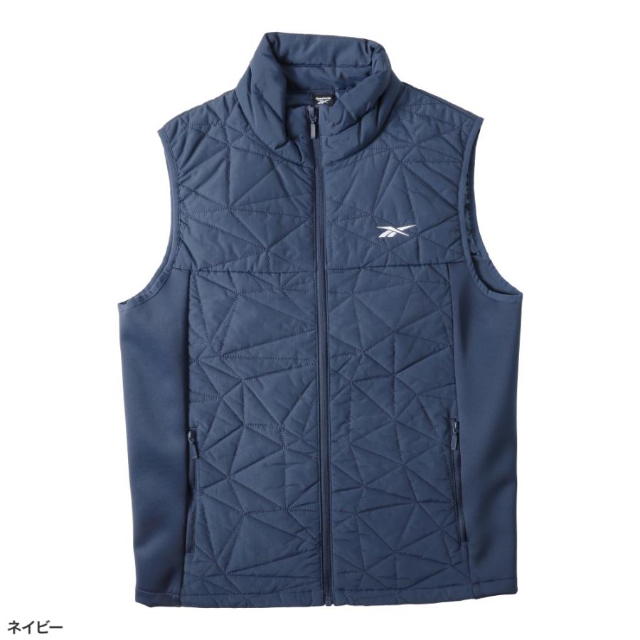 Reebok リーボック ベスト 軽量 中綿 キルティング メンズ 防風 防寒 撥水 発熱 保温 スポーツ観戦 スポーツ 運動 アウター ...