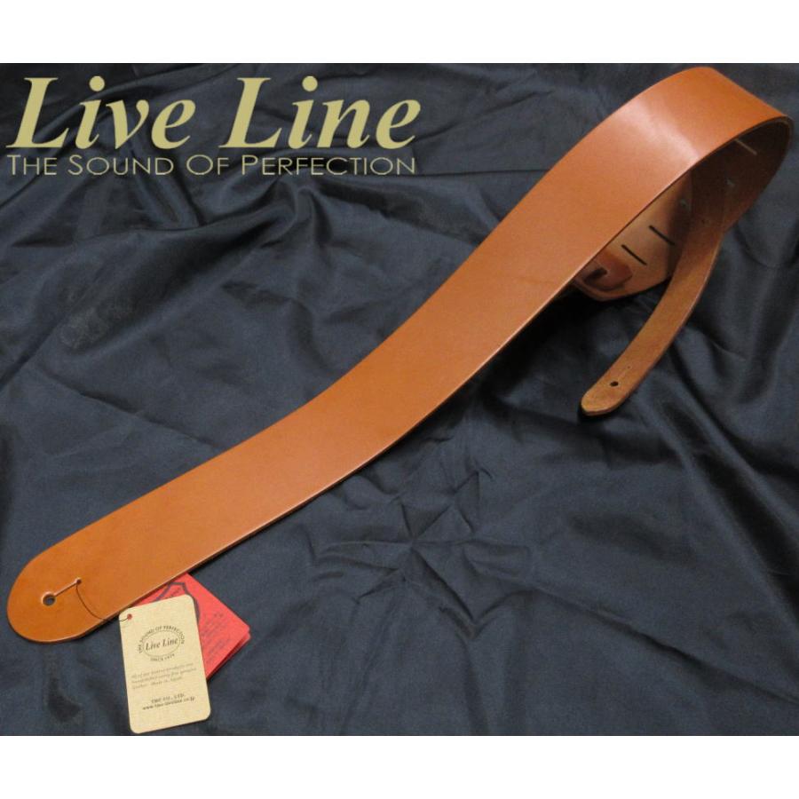 Live Line YM85CAM Made in Japan ライブライン 国産 本革 スタンダードスタイル 栃木レザー・ギターストラップ ...