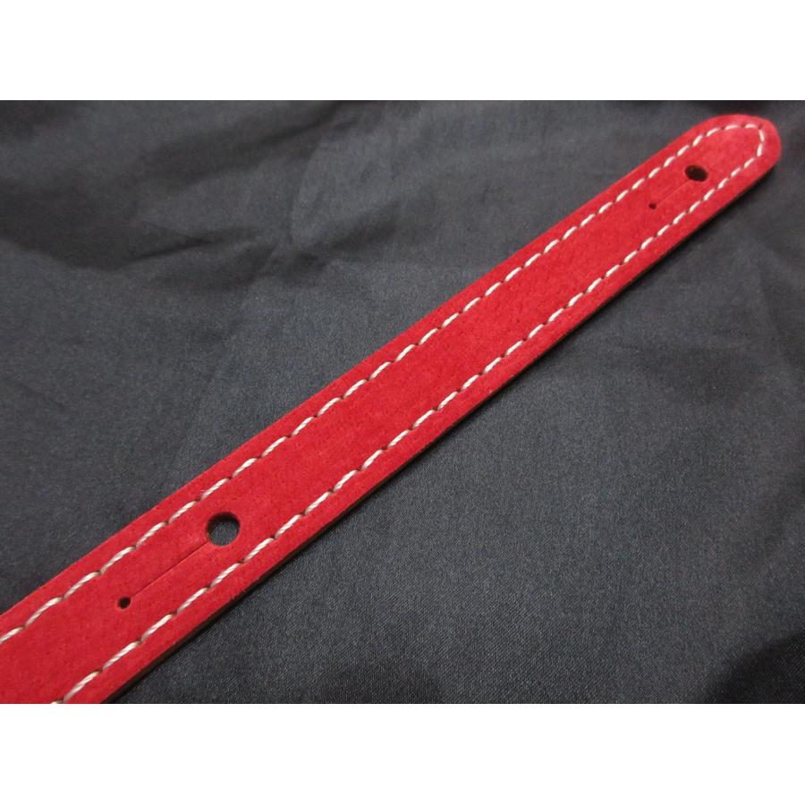 Live Line YMS38RED Made in Japan ライブライン 国産 レザー 本革 スタンダードスタイル スエード・ギター ...