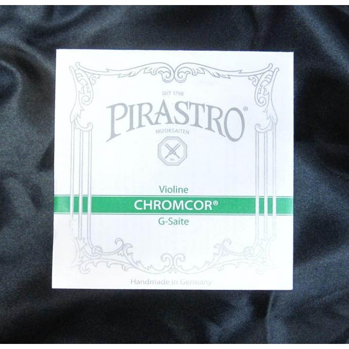 PIRASTRO CHROMCOR VIOLIN 4/4 [G] Chrome Steel ピラストロ クロムコア バイオリン弦 クローム ...