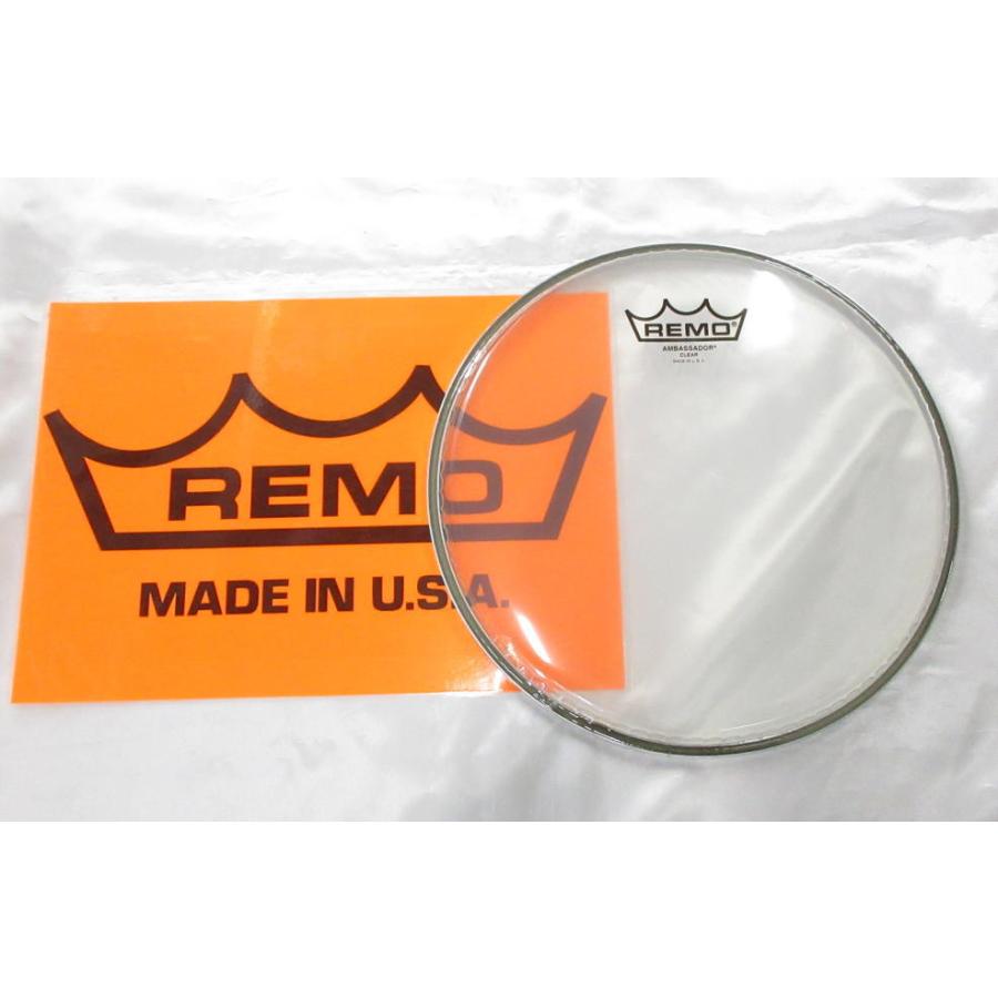 REMO C-10TA BA-0310-00 Clear Ambassador 10" レモ 10インチ（25cm） タム・タム ドラム ...