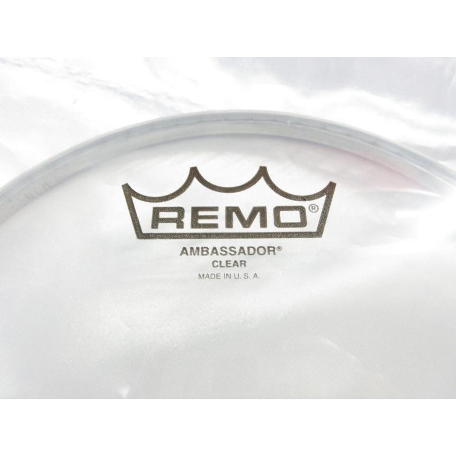 REMO C-8TA BA-0308-00 Clear Ambassador 8" レモ 8インチ（20cm） タム・タム ドラム・ヘッド ...