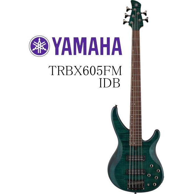 YAMAHA [※お取り寄せ商品] TRBX605FM IDB ヤマハ エレキベース TRBX 600シリーズ インディゴブルー 5弦ベース ...