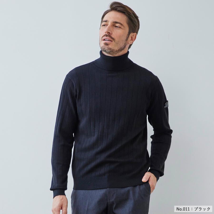 g-stage（ジーステージ） ニット メンズ セーター タートルネック 吸湿 保温 ウォッシャブル ストレッチ カシミヤタッチ 630707 ...