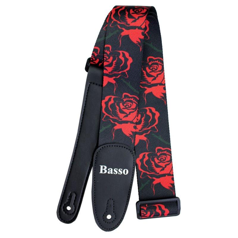 Basso ギターストラップ Pop Art DE27 Roses ローズ柄 バラ柄 : G-Store Yahoo!ショッピング店 - 通販 ...