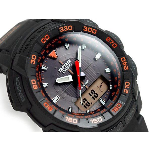 PRO TREK プロトレック カシオ ソーラー ブラック×オレンジ PRG-550-1A4DR : G専門店G-SUPPLY - 通販 ...