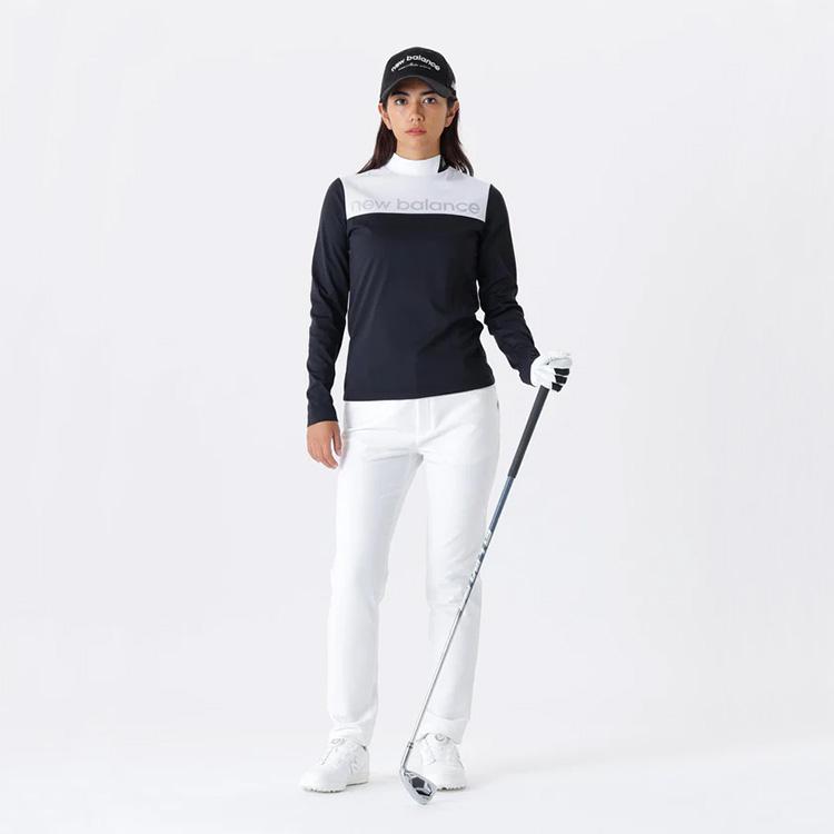ニューバランス ゴルフ レディース 保形性 ストレッチ 長袖 モックネック プルオーバー   New Balance Golf 012-5267501 2025年秋冬モデル New Balance Golf（ニューバランスゴルフ） 保形性 ストレッチ 長袖