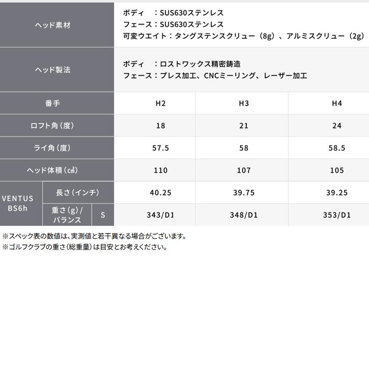 BRIDGESTONE GOLF 【期間限定】 ブリヂストン B1 ST HY ユーティリティ VENTUS BS6h シャフト 【sbn】 : ジーゾーン ゴルフ Yahoo!店 - 通販 ...