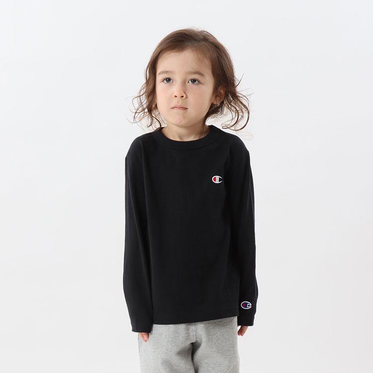 チャンピオン ロングスリーブTシャツ ロンT 長袖 ベーシック ジュニア キッズ CK-Y401-090 : ck-y401-090 : ジーゾーン ゴルフ Yahoo!店 - 通販 ...