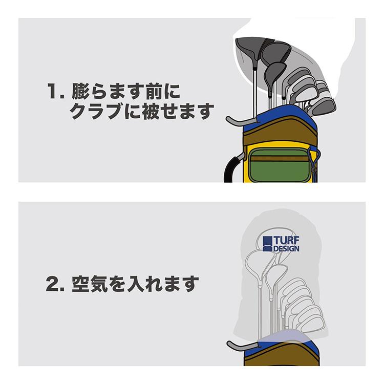 TURF DESIGN ターフデザイン エアクラブクッション クラブカバー TDAC-2074 : ジーゾーン ゴルフ Yahoo!店 - 通販 - Yahoo!ショッピング