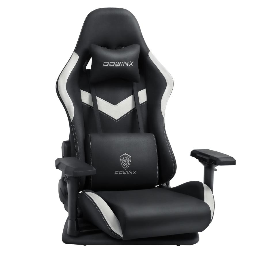 Dowinx ゲーミング座椅子 ファブリック ゲーミングチェア 座椅子 ランバーサポート 腰が疲れない 4Dアームレスト ハンコンスタンド座椅子 16 :s-B0BGS7RPC1 ...