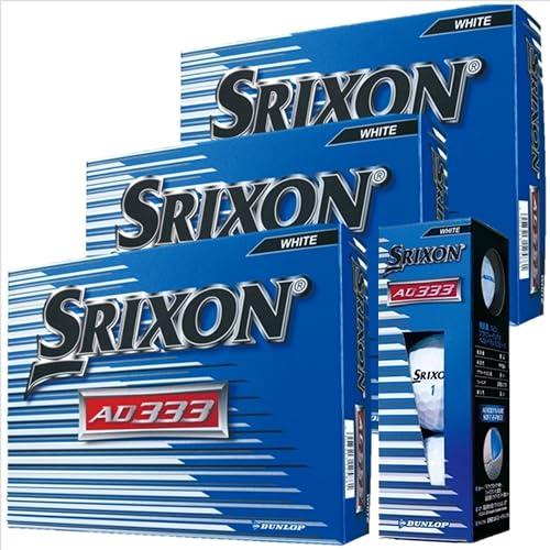【3ダースセット】DUNLOP ダンロップ ゴルフボール SRIXON スリクソン AD333 ホワイト 2018 36球入 ※オリジナルショップカー :s-B0CN3RMFXM ...