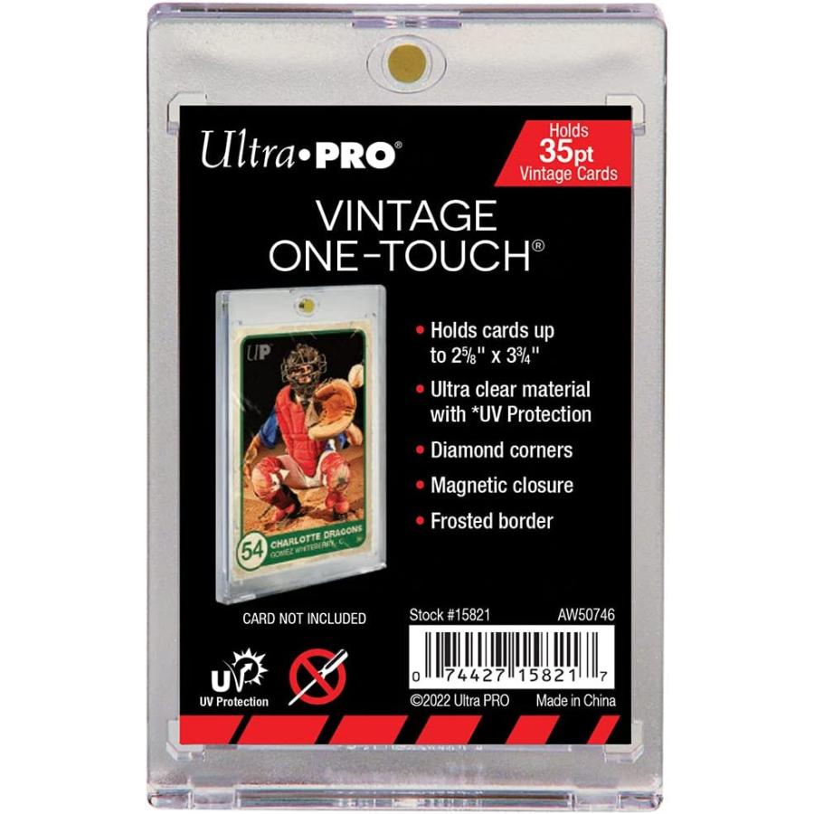 Ultra・PRO ウルトラプロ ビンテージカードワンタッチホルダー 35PT クリア 1パック UltraPRO VINTAGE ONE-TOUCH UV加工 : G5 Store - 通販 ...