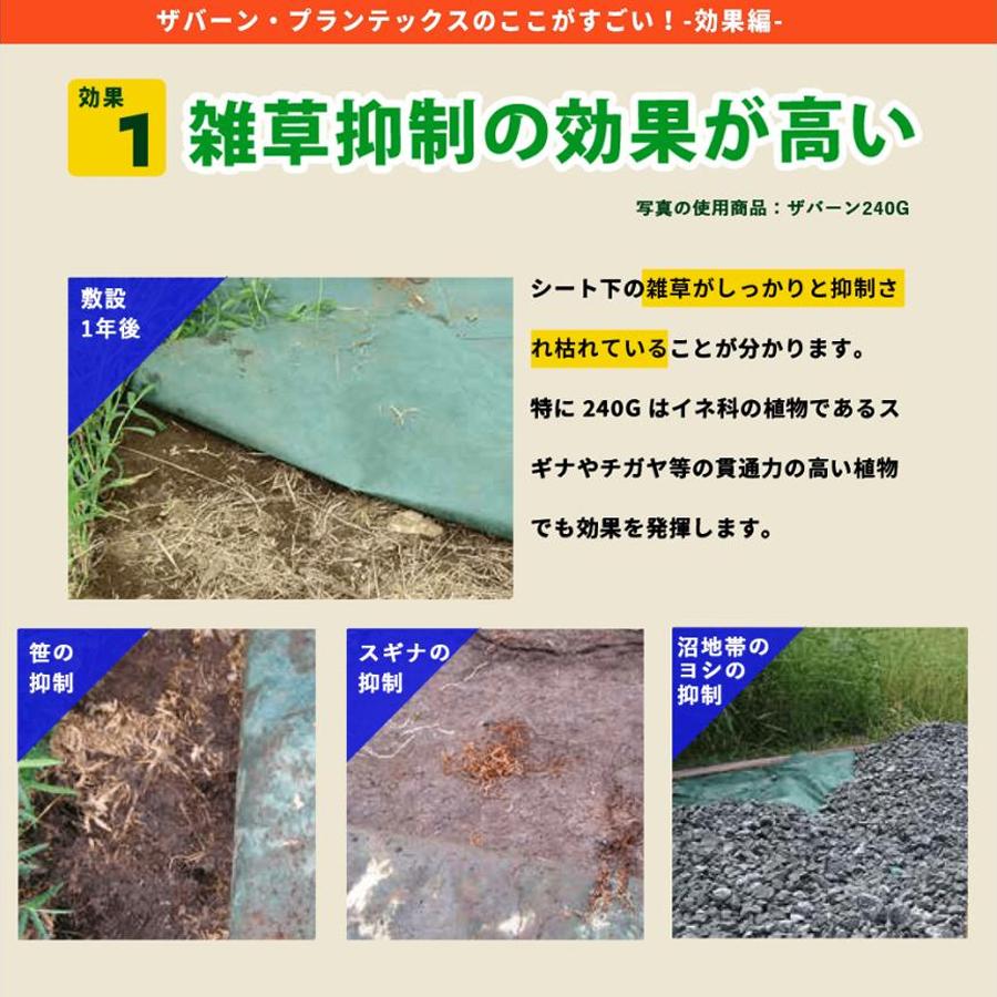 DuPont 防草シート ザバーン 136 1m×10m 10平米 ぼうそうシート 雑草対策 庭 法面 工事 緑 グリーン GF ザバーン136G : GA-PRO+ - 通販 - Yahoo ...