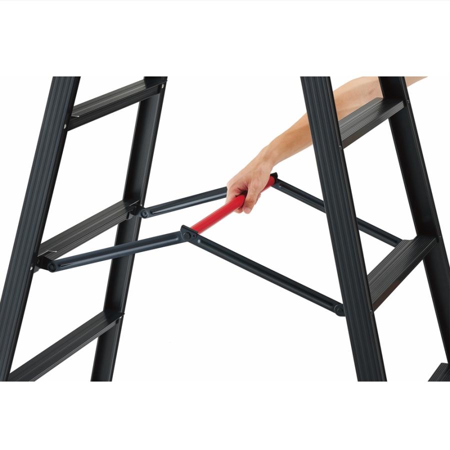 長谷川工業 1000円クーポン付 はしご RYZB 24 W72~77×D138~155 12.2kg 長さ2.21~2.52m 最大質量：100kg ブラックレーベル ブラック 黒 : GA ...