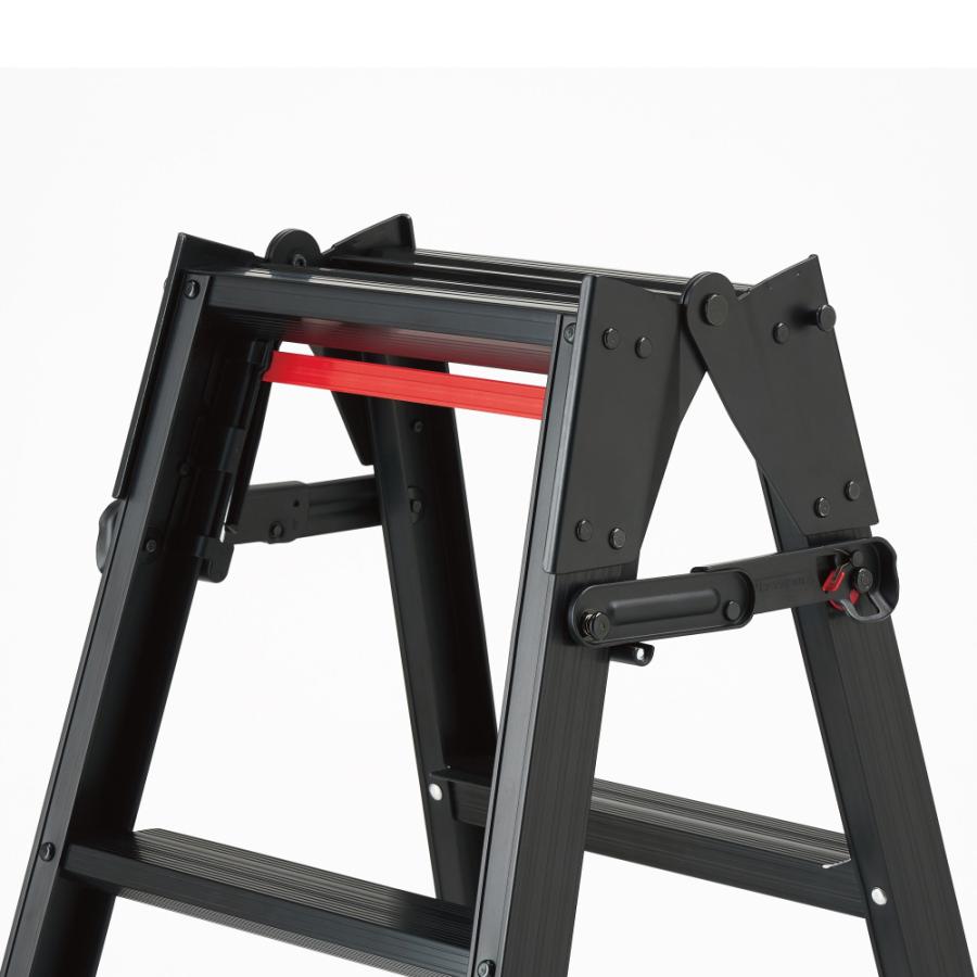 長谷川工業 1000円クーポン付 脚立 はしご RYZLB-15 W55〜64×D89〜114 9.2kg 長さ1.31〜1.76m はしご時長さ 2.76〜3.69m 最大質量：100kg ...