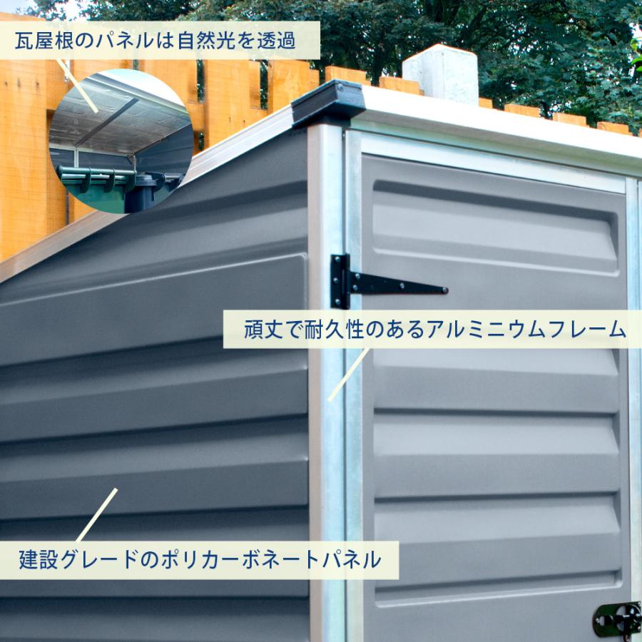 【個人直送可】【139cm×90cm】 ボイジャー 5×3 物置 パルラム社 収納庫 組立式 小屋 多機能 耐久性 両開き 北欧 倉庫 大型 高強度 【P変】 : GA-PRO+ - 通販 ...