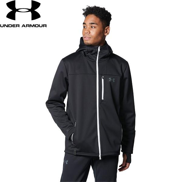 UNDER ARMOUR ＜アンダーアーマー＞ UA 3レイヤー フルジップ ジャケット(ベースボール/MEN) 1381251 (BLK ...