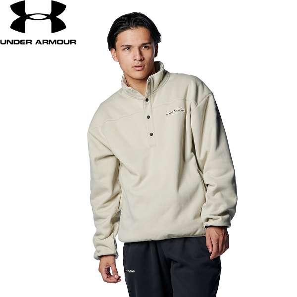 UNDER ARMOUR ＜アンダーアーマー＞ UAディーエヌエー フリース 1/4ボタン トップス(トレーニング/MEN) 1388254 ...