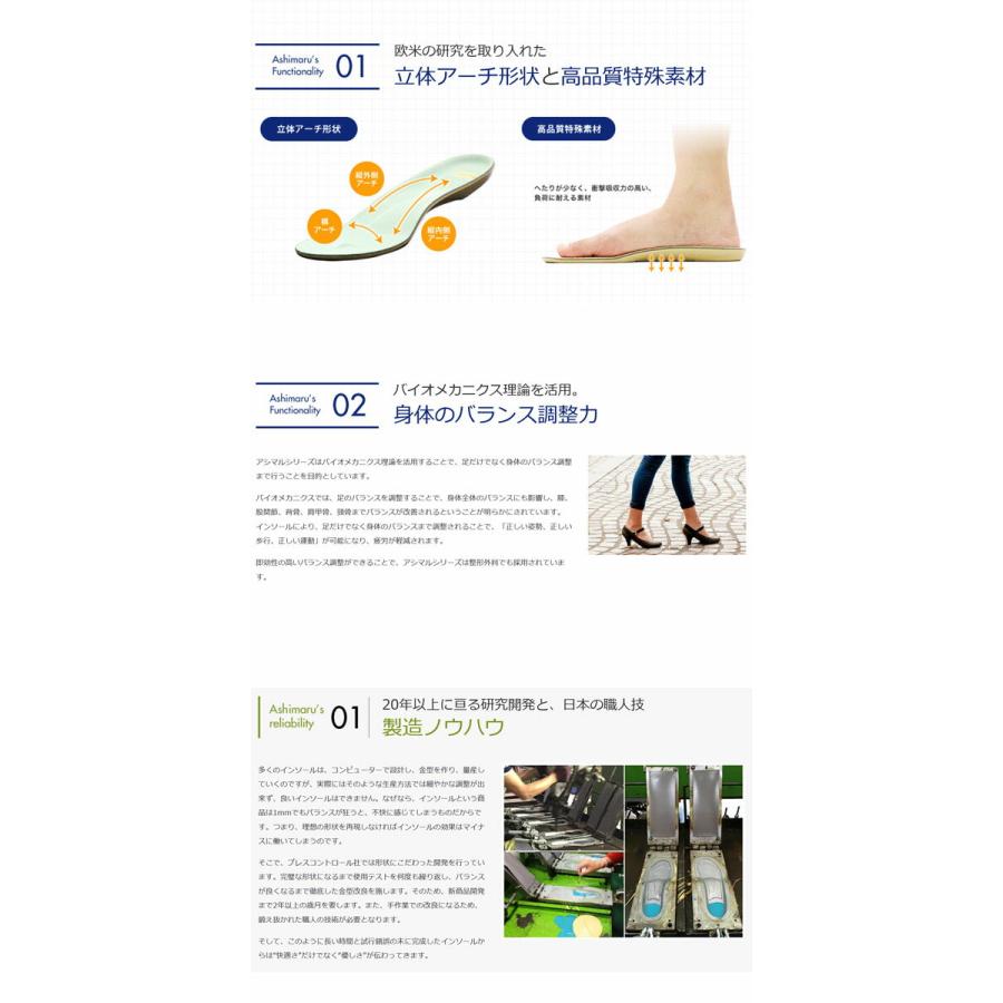 ASHIMARU メール便発送 ＜アシマル＞ 【ASHIMARU】アシマル シンタイプ 薄型 ブラック 様々なシューズに装着可能なインソール ...