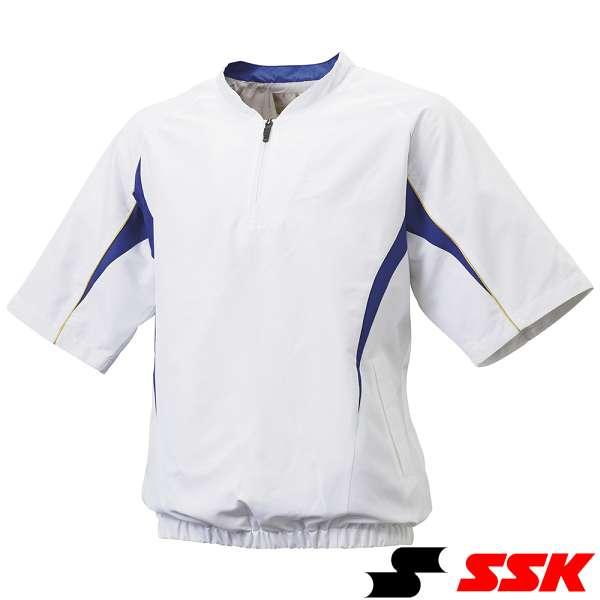 ＜エスエスケイ＞ SSK ハーフZIP半袖裏メッシュプレジャン BWP2411H (1063) : bwp2411h-1063-ssk1 : ガイナバザール - 通販 - Yahoo!ショッピング