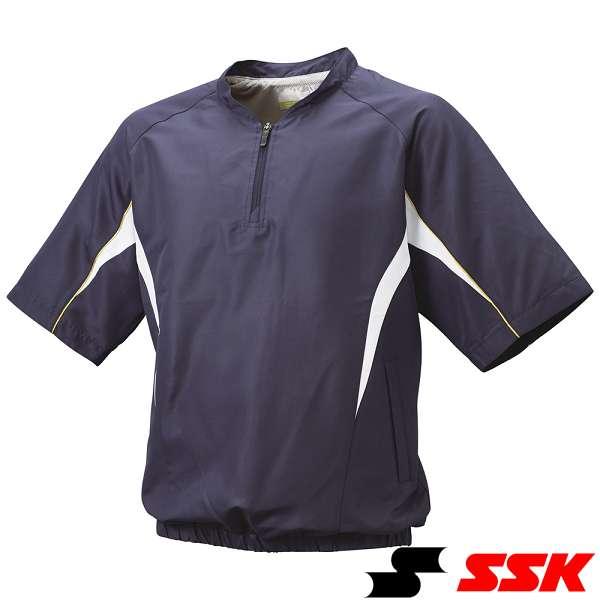 ＜エスエスケイ＞ SSK ハーフZIP半袖裏メッシュプレジャン BWP2411H (7010) : bwp2411h-7010-ssk1 : ガイナバザール - 通販 - Yahoo!ショッピング