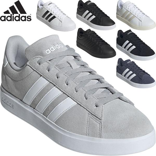 adidas ＜アディダス＞ メンズ GRANDCOURT 2.0 M グランドコート2.0 スニーカー GW9195 GW9196 ...