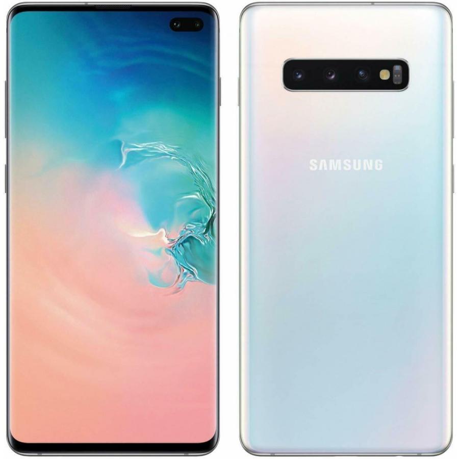 【送料無料】Samsung Galaxy S10 Dual-SIM SM-G973F/DS G973F 128GB SIMフリー ホワイト ...