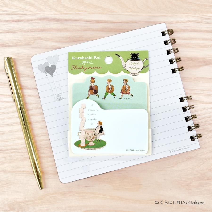 学研ステイフル 学研 公式 くらはしれい 付箋セット グッズ AM0484 GR YE BN NV ふせん のり付き メモ 文房具 文具 ...