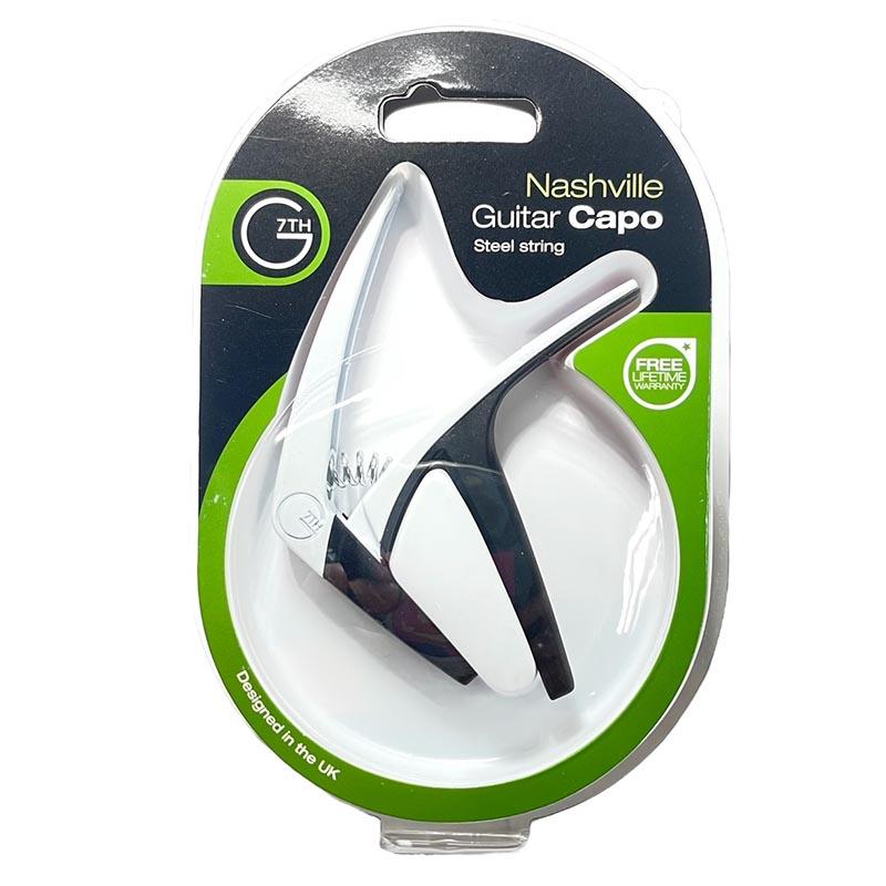 G7th Nashville Capo ホワイト ナッシュビルカポ アコースティックギター（6弦）用 : 楽器de元気 - 通販 ...