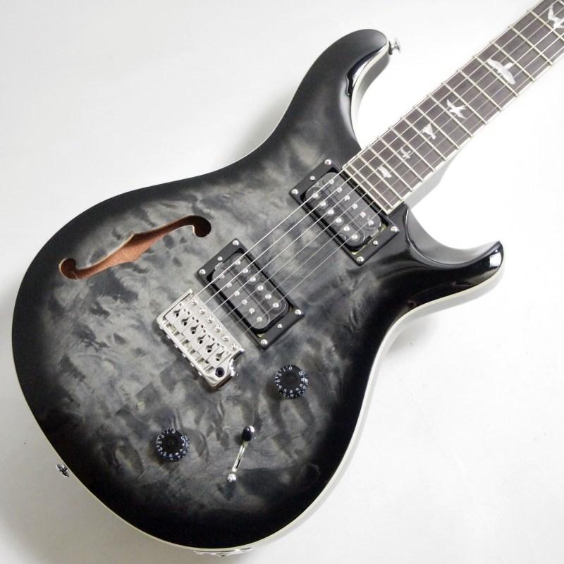 Paul Reed Smith PRS SE Custom 22 Semi-Hollow Quilt CA Charcoal Burste ...