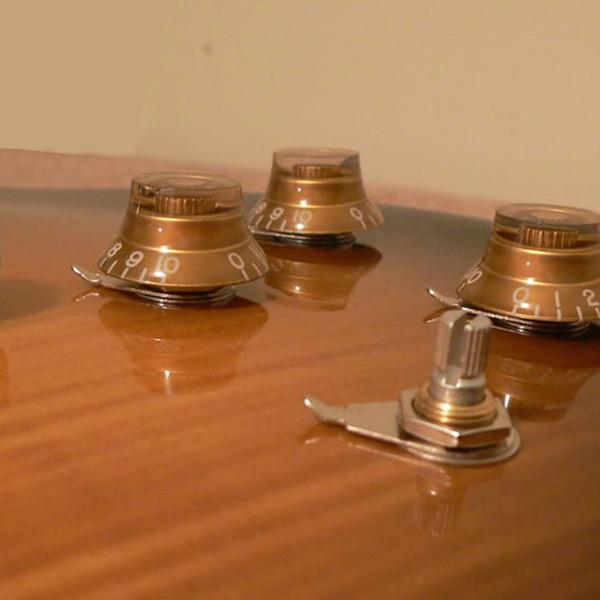 Gibson/ポイントワッシャー Historic Spec Knob Pointers (4) Nickel PRKP-059〈ギブソン ...